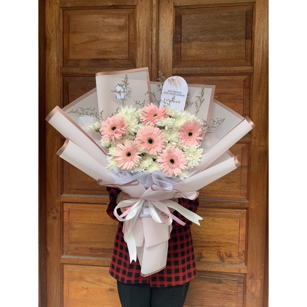 Jual (BUNGA ASLI) GERBY GARBERA FRESH BOUQUET | Shopee Indonesia