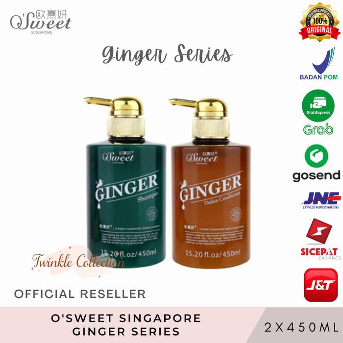 Jual Shampoo O'Sweet Singapore Ginger Series Shampoo & Conditioner ...