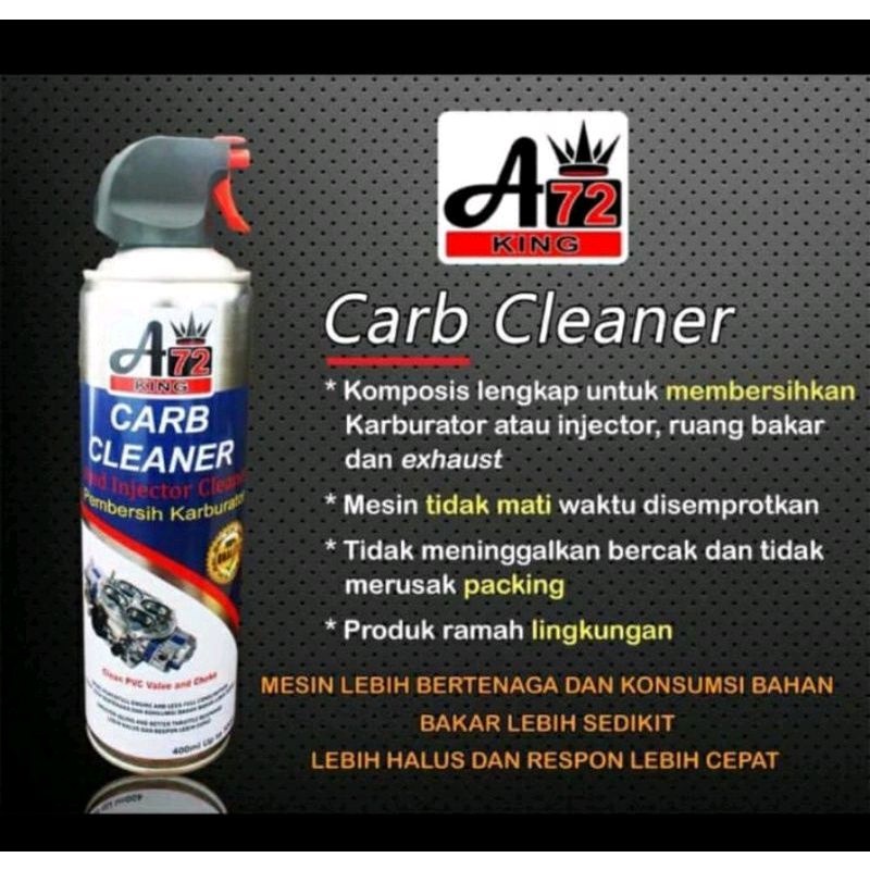 Jual CARB CLEANER AND INJECTOR CLEANER KARBU KLINER A72 KING PEMBERSIH ...