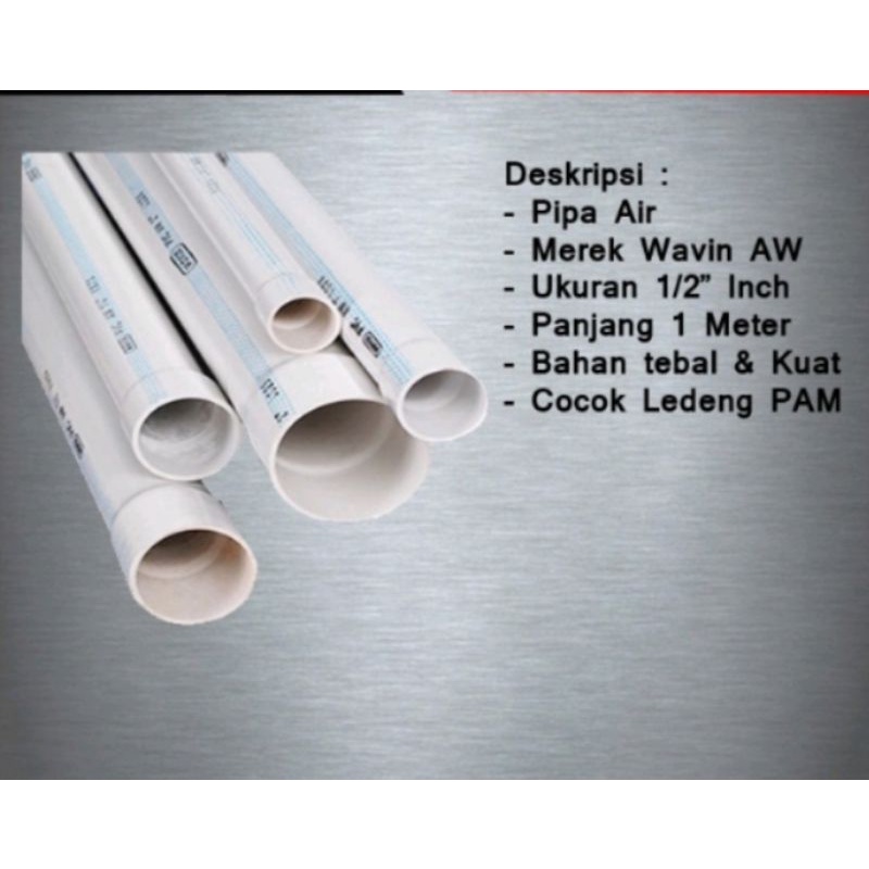 Jual PIPA AIR PVC RUCIKA STANDART AW 1/2" | Shopee Indonesia
