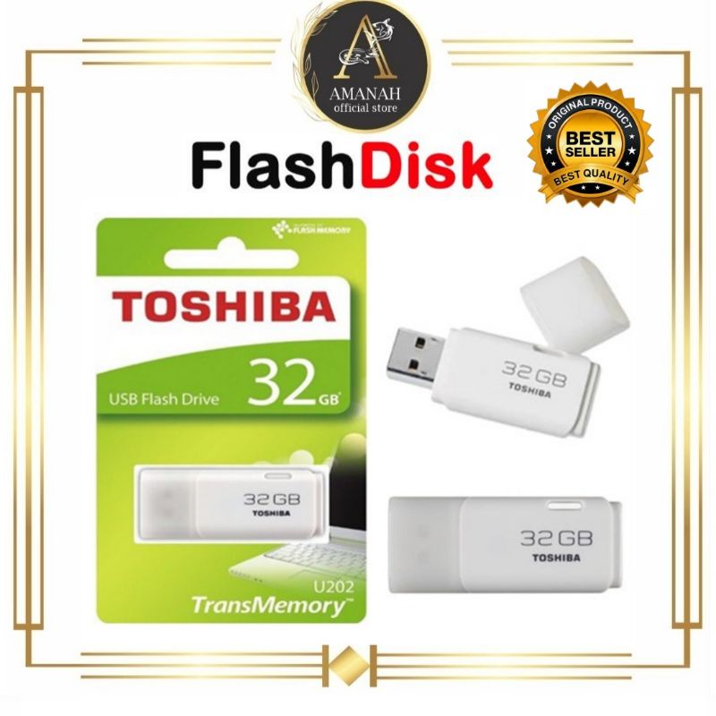 Jual FlashDisk Toshiba 32GB / 32 Gb FD USB Flash Disk Drive Flashdis Transmemory Transfer Data ...