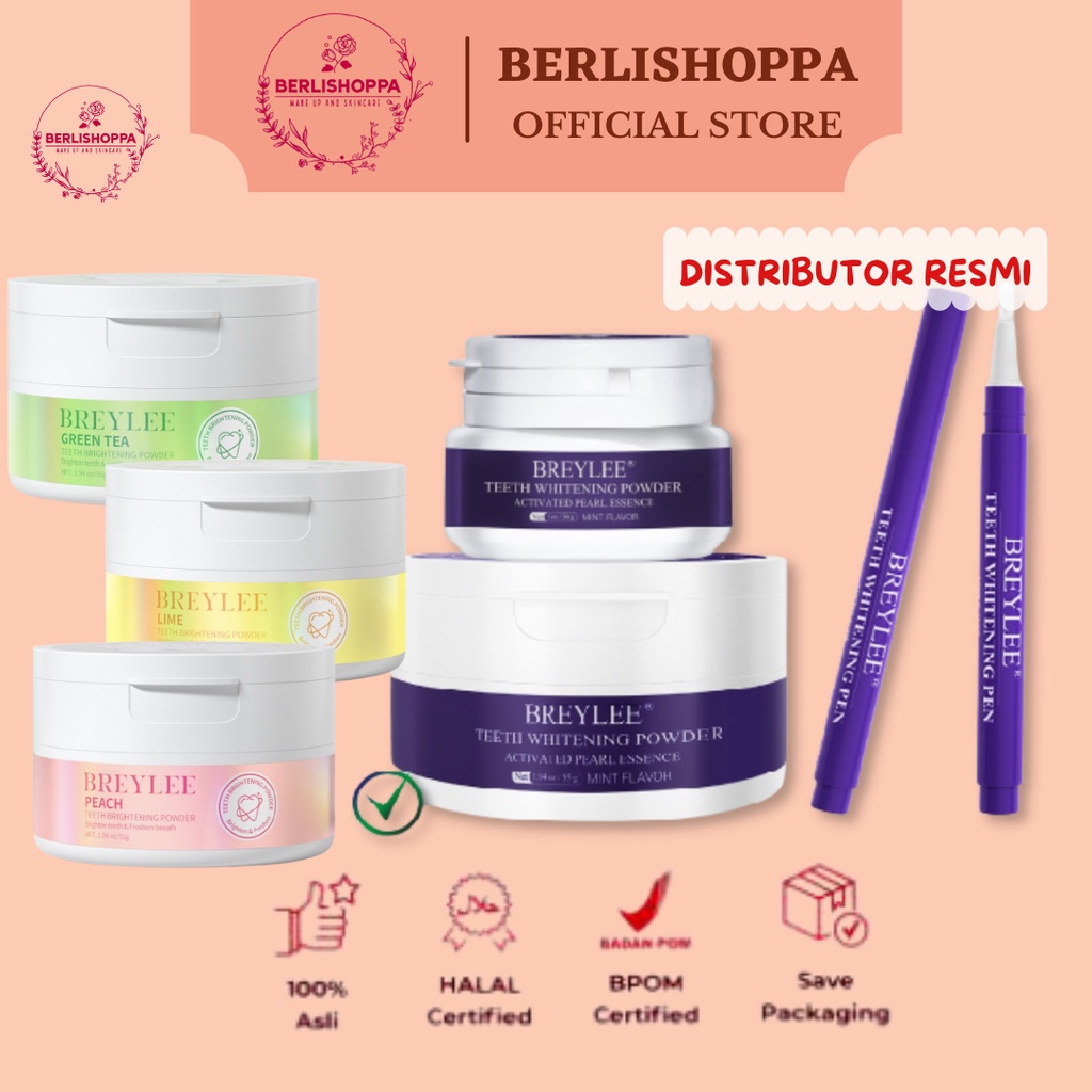 Jual BREYLEE Teeth Whitening Powder & Pen Series - Mencerahkan Gigi ...