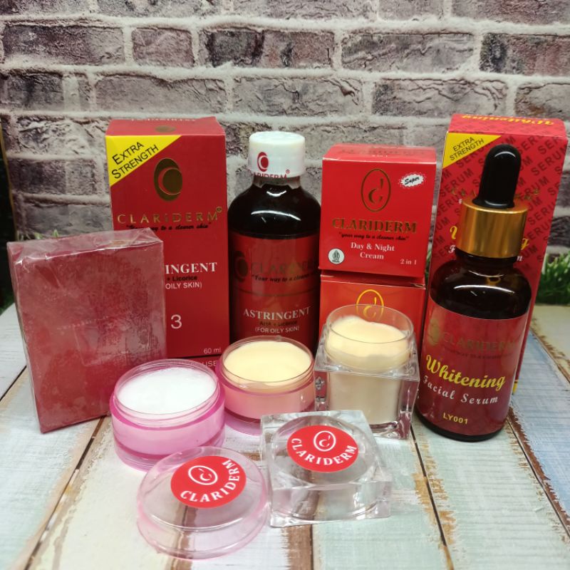 Jual PAKET CLARIDERM - Cream Claridem (Cream+Sabun+Serum+Toner ...