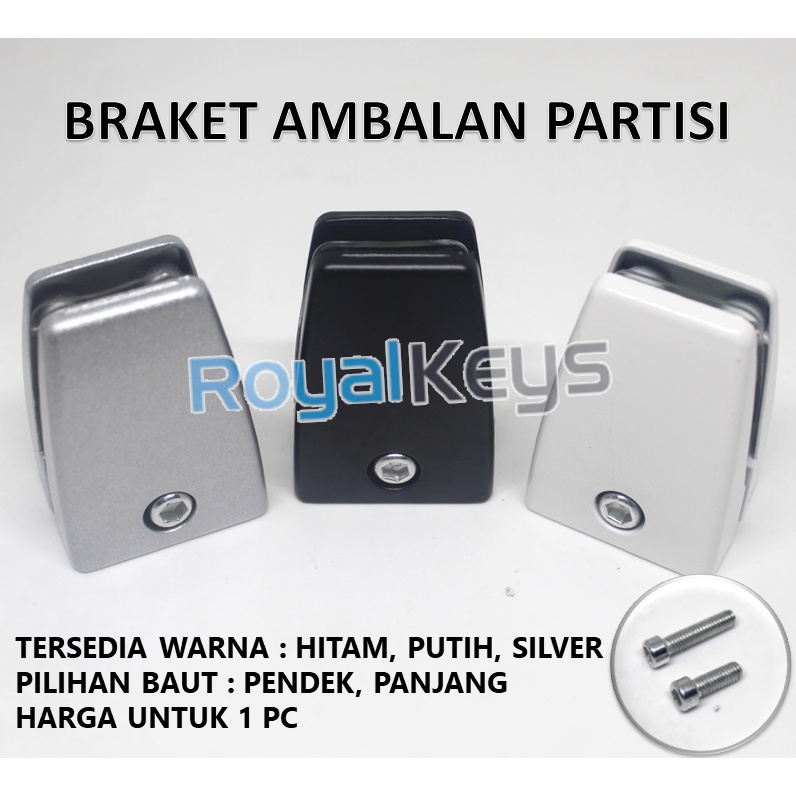 Jual Bracket Ambalan Partisi Braket Penjepit Sekat Meja Kantor Kayu ...