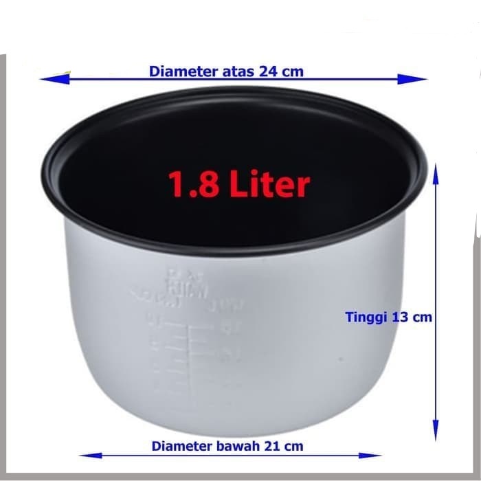 Jual ALUMINIUM/TEFLON RICE COOKER MIYAKO KECIL DAN BESAR | Shopee Indonesia
