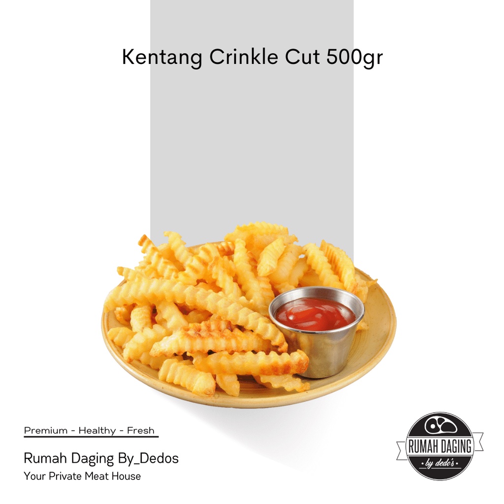 Jual Kentang Crinkle Cut 500gr | Kentang Goreng | Crinkle Cut French ...
