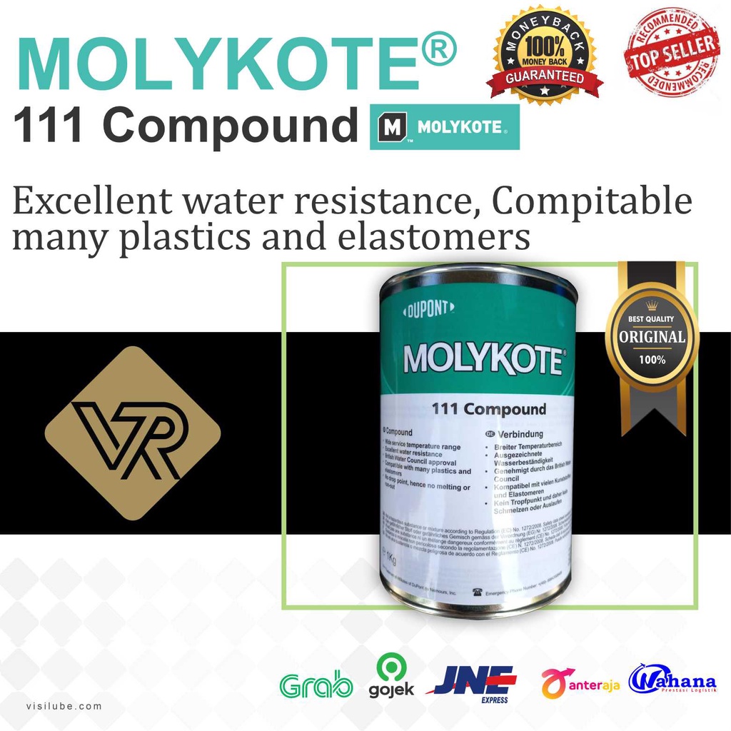 Jual Molykote 111 / Molykote 111 Compound / Silicone Grease /Pelumas ...