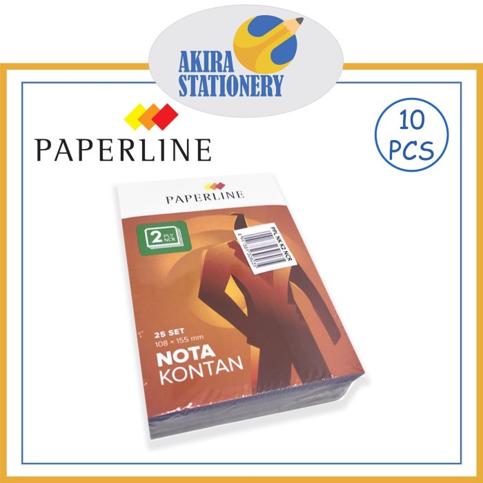 Jual BON NOTA KONTAN PAPERLINE 2 PLY / RANGKAP 2 RANGKAP KECIL (10 PCS ...