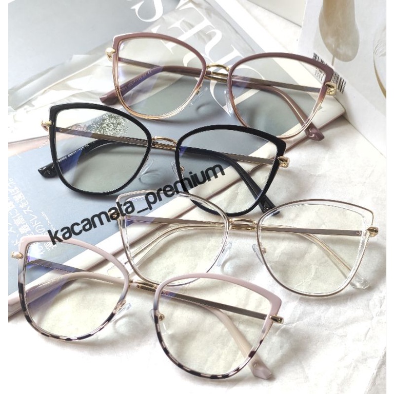 Jual Frame kacamata wanita zaline 95968 lensa standar/blueray ...