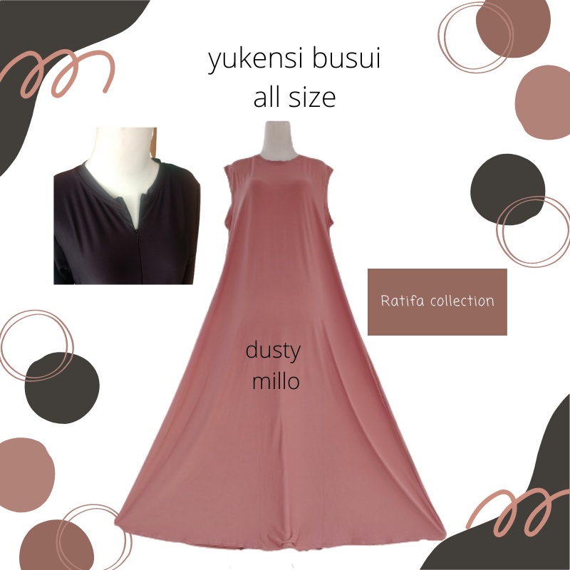 Jual Ratifa Collection Gamis Yukensi busui All Size xl LD100 PJ130 -140 ...