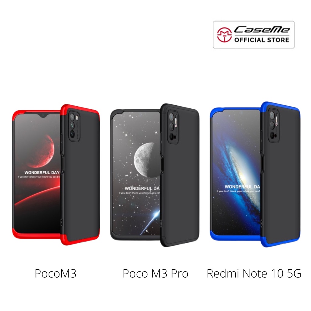 Jual Casing Poco M3 / M3 PRO / Redmi Note 10 5G GKK Original Hard Case 360 Shockproof Tahan ...