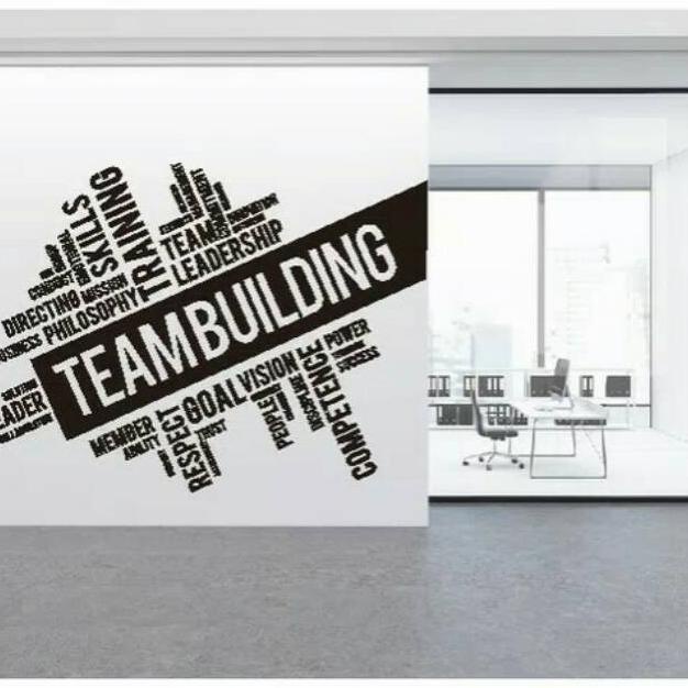 Jual WALL STIKER QUOTES TEAM BUILDING HIASAN DINDING STICKEROFFICE ...
