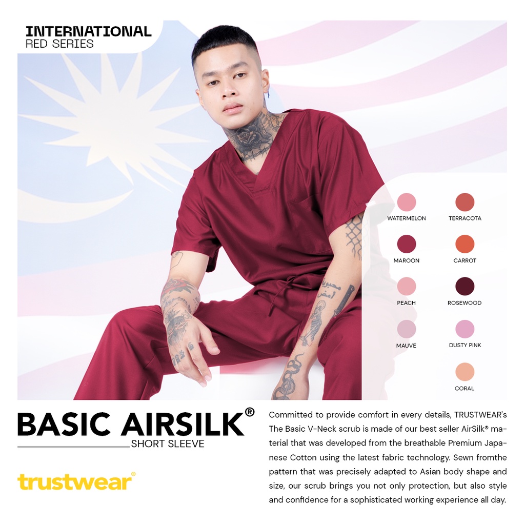 Jual Doctor's Scrub/Set Baju Celana Jaga OKA OK Perawat/Dokter Lengan ...