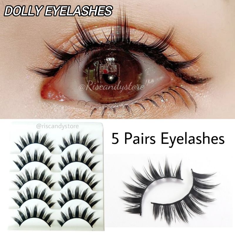 Jual Eyelashtic Anime Eyelashes Dolly Lash Bulu Mata Cosplay Shopee