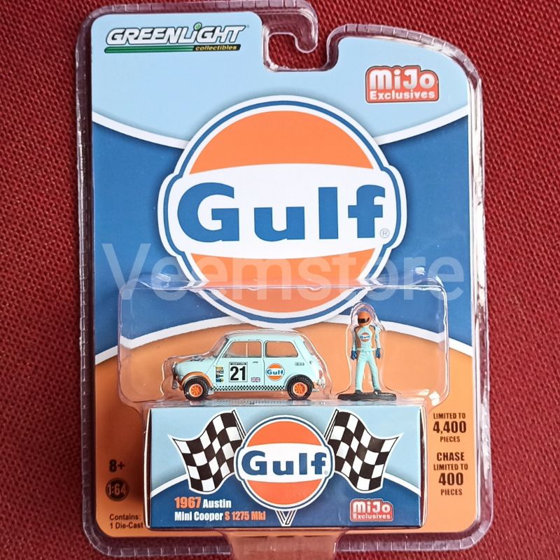 Jual Die Cast 1:64 Austin mini cooper S MK1 Gulf Racing Edition w ...