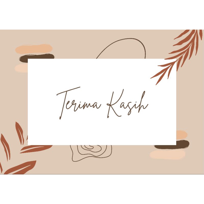 Jual Kartu Ucapan Terima Kasih. Paket 2 | Shopee Indonesia