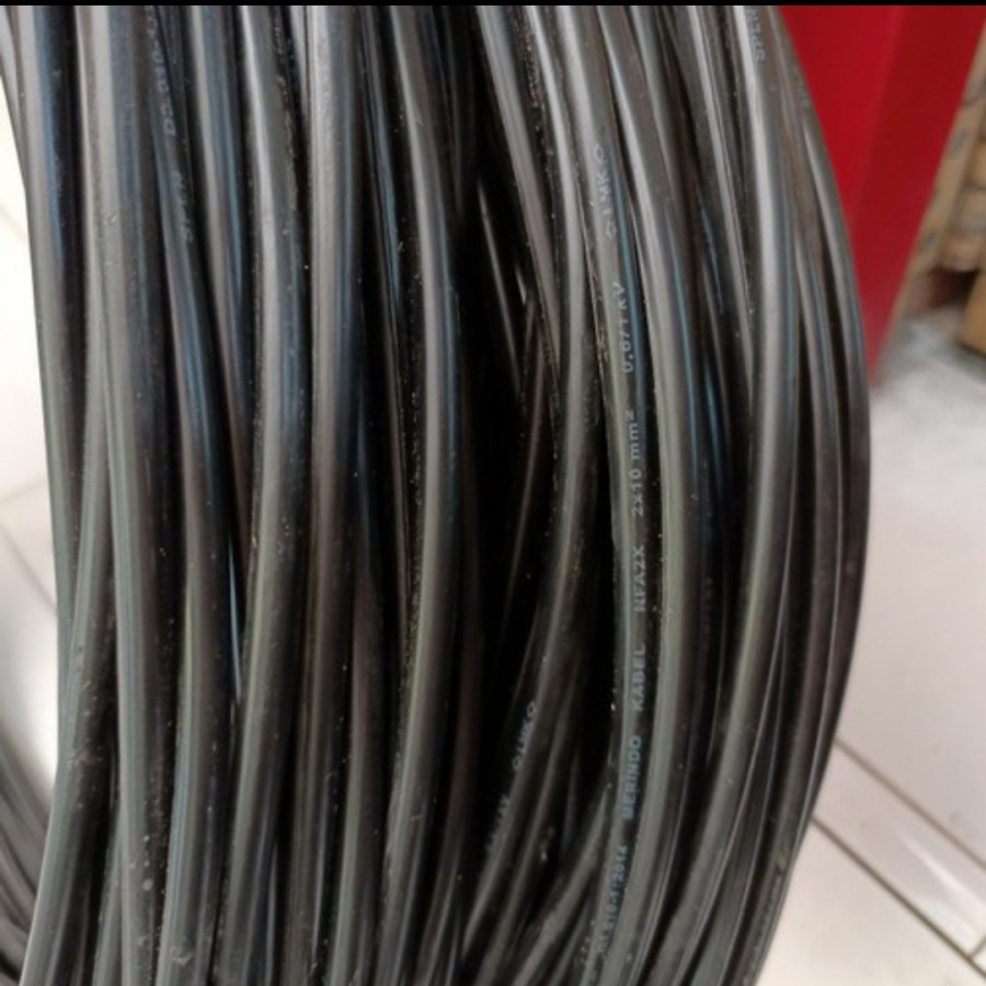 Jual Kabel listrik PLN twist SR 2 x 10 NFA2X cap sutrado/voksel/merindo ...