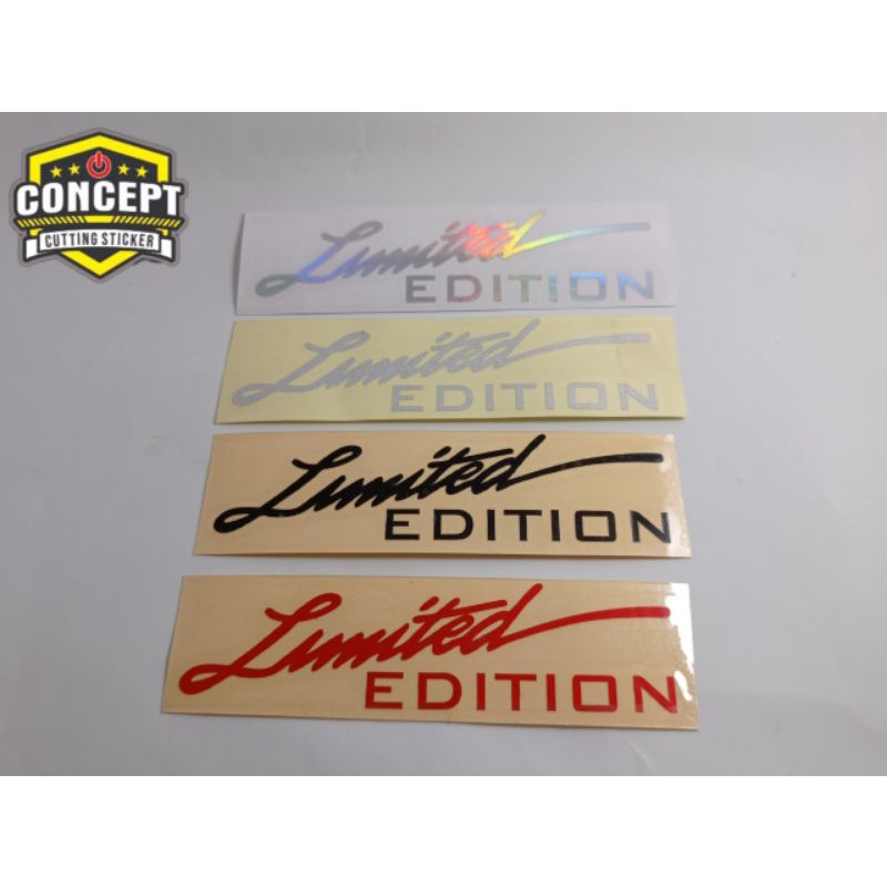 Jual sticker LIMITED EDITION | Shopee Indonesia