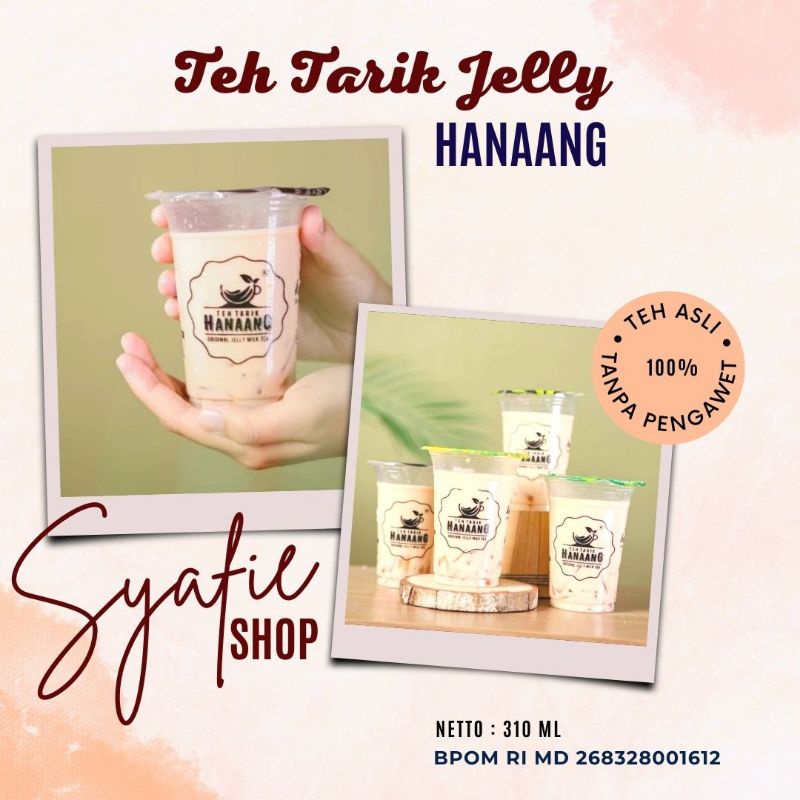Jual TEH TARIK JELLY - TEH HANAANG CUP 310 ML - OPEN RESELLER | Shopee ...