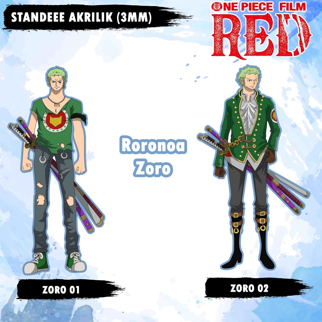 Jual Standee Akrilik One piece red / Standee Akrilik One pice / One ...
