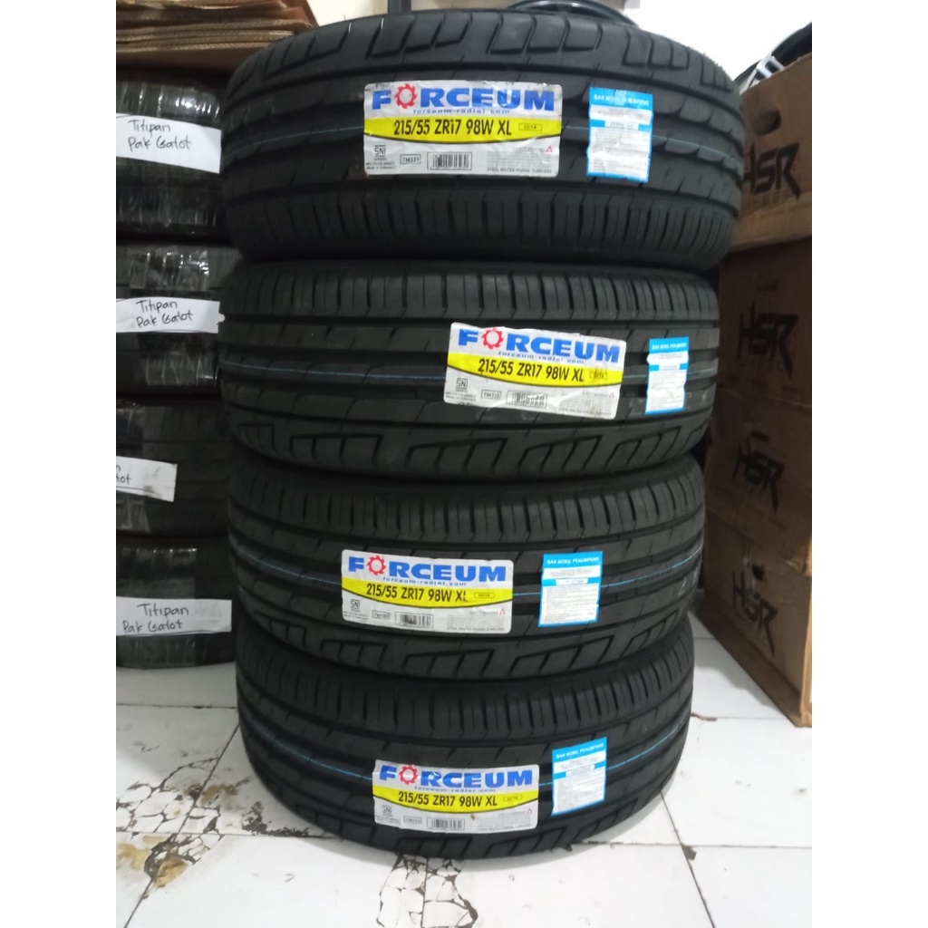 Jual ban mobil hrv r17 ukuran 215 55 ban tubles forceum | Shopee Indonesia