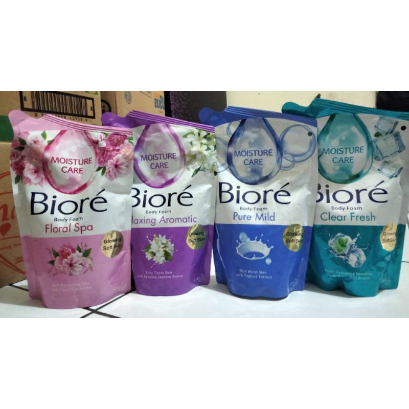 Jual Biore body foam 400ml | biore sabun mandi cair | biore sabun cair | Shopee Indonesia