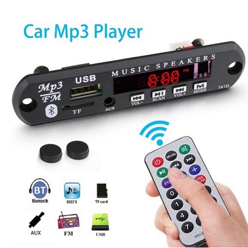 Jual Kit Module MP3 Player + Bluetooth + USB + MMC + FM + Remote ...