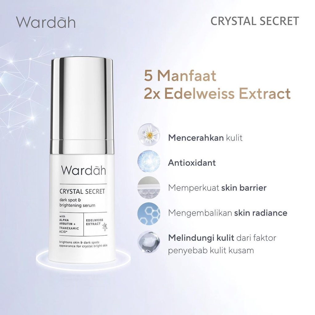 Jual Wardah Crystal Secret Dark Spot and Brightening Serum 20 ml | Shopee Indonesia