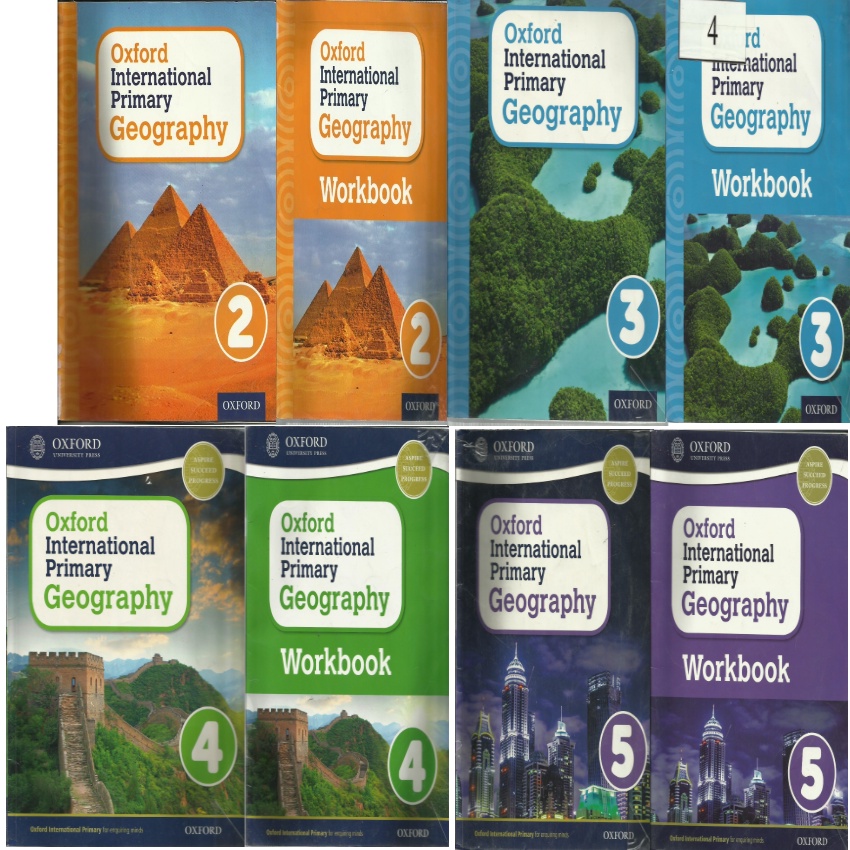 Jual 2 buku : Original Textbook & Workbook : Oxford International Primary Geography Primary 2 ...