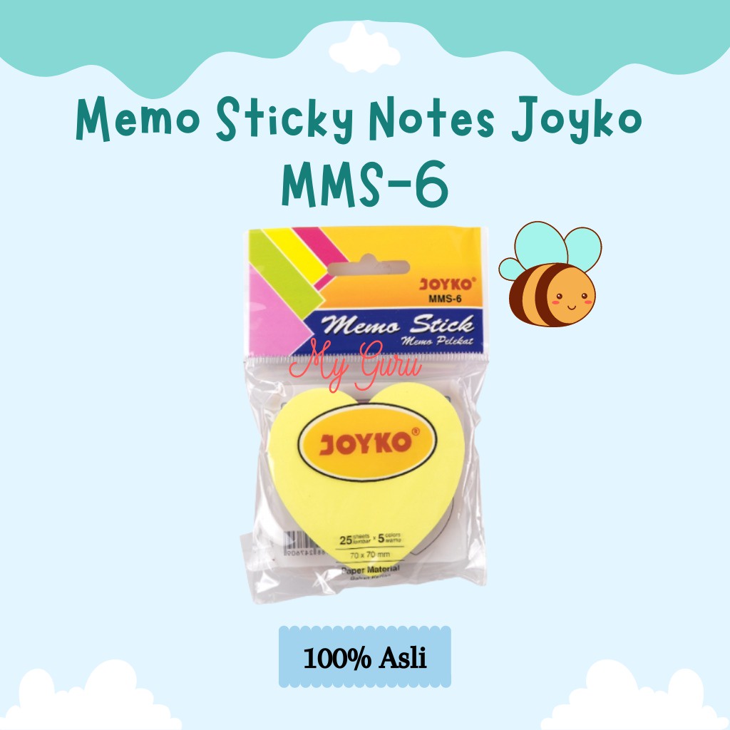 Jual [SET] JOYKO INDEX & MARK PENANDA PEMBATAS MEMO STICKY NOTES MMS-6 ...