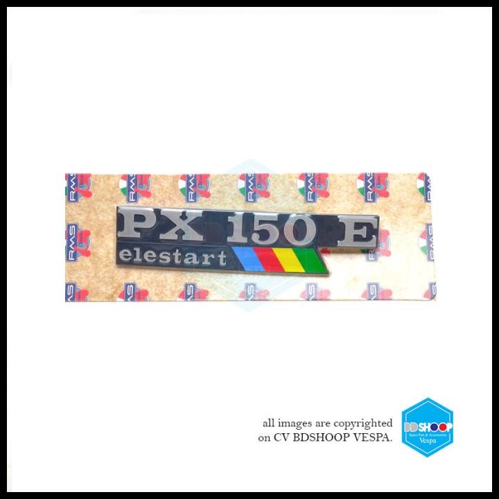 Jual Emblem Px150E Untuk Tepong Kiri Vespa Px Arcobaleno Original ...