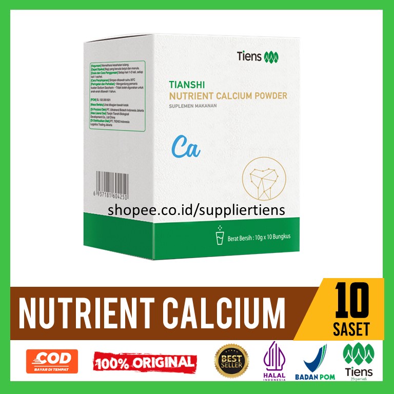 Jual Tiens Nutrient Calsium Powder Kalsium Peninggi Badan Tianshi Susu ...