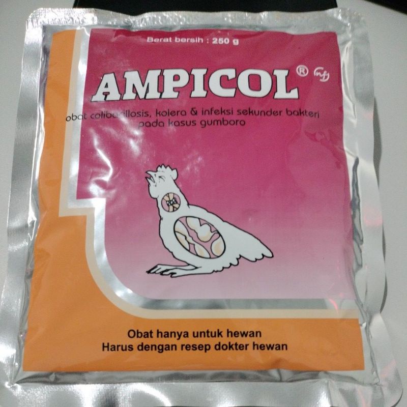 Jual AMPICOL 250 GRAM VITAMIN UNGGAS / PRODUK MEDION | Shopee Indonesia