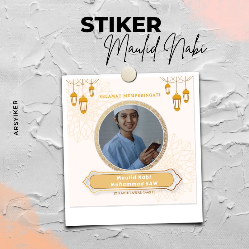 Jual Sticker Stiker Nasi Kotak Acara Maulid Nabi / Acara Apapun (Bisa ...