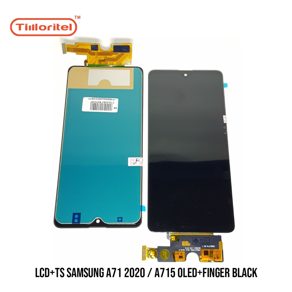 Jual LCD+TS SAM A715/A715F (GALAXY A71) OLED BLACK | Shopee Indonesia