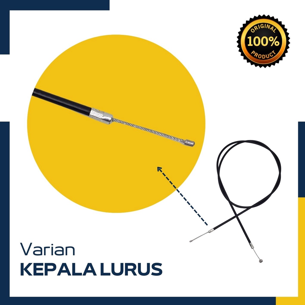 Jual Kabel gas mesin potong rumput | Lurus / Bengkok | Throttle wire ...