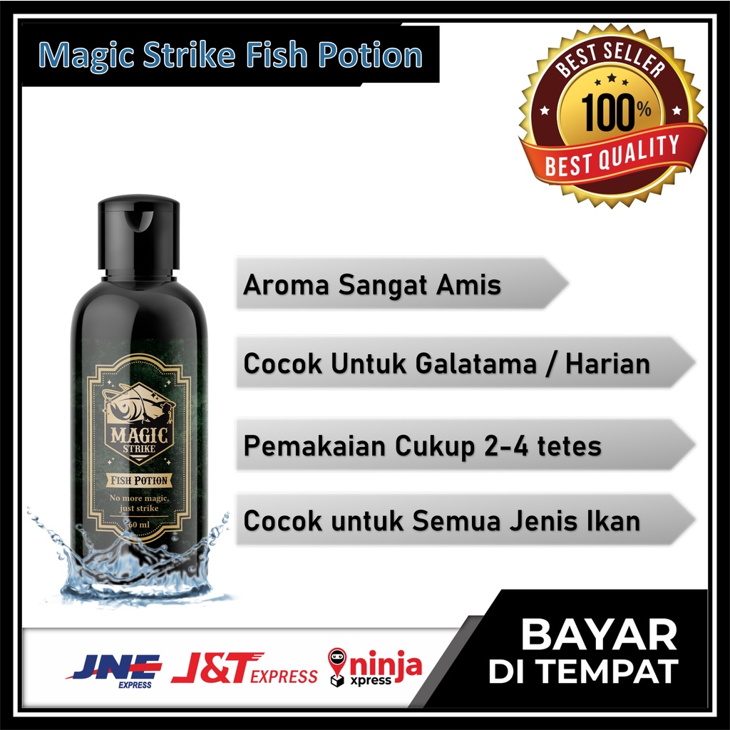 Jual Essen Magic Strike Fish Potion Umpan Mancing Ikan Mas Lele Bawal ...