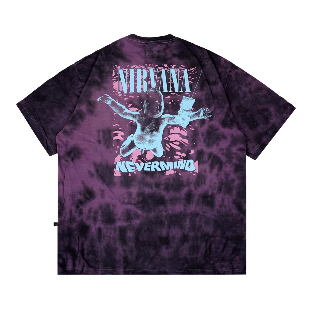 Jual T-SHIRT BAND / NIRVANA / NEVERMIND / OVERSIZE / TIE DYE | Shopee Indonesia