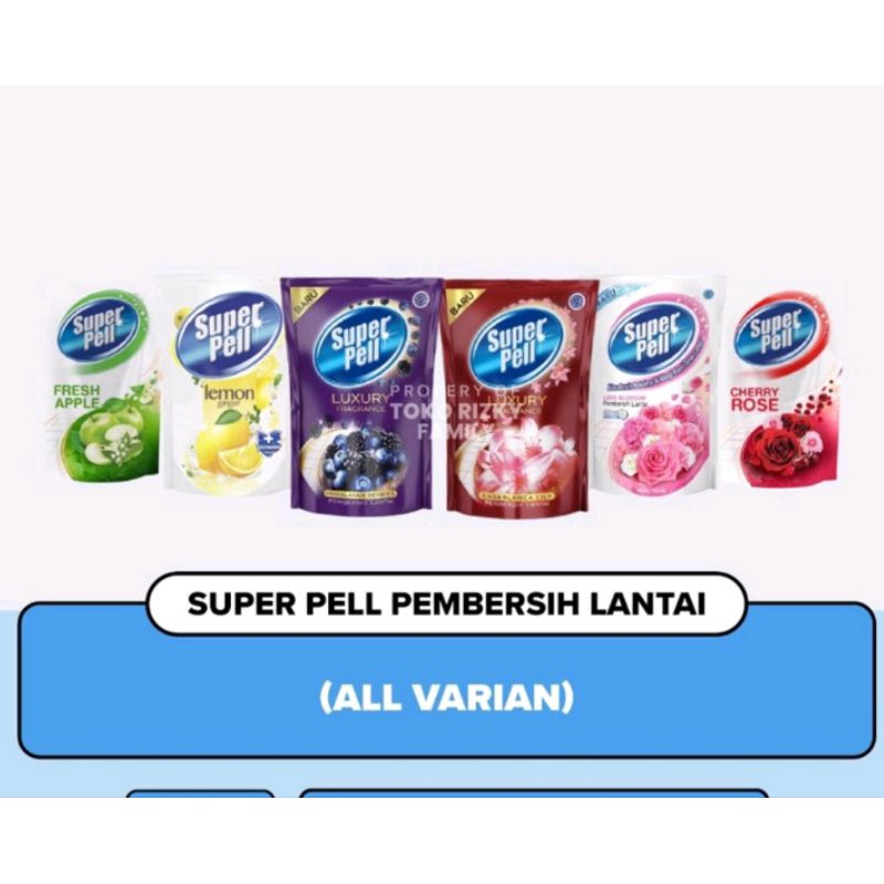 Jual Super Pell lemon ginger 770 ml pembersih lantai | Shopee Indonesia