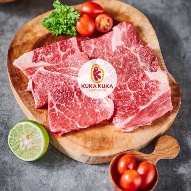 Jual Daging US Prime Wagyu Bolar Blade Yakiniku Cut 500gr/250gr ...
