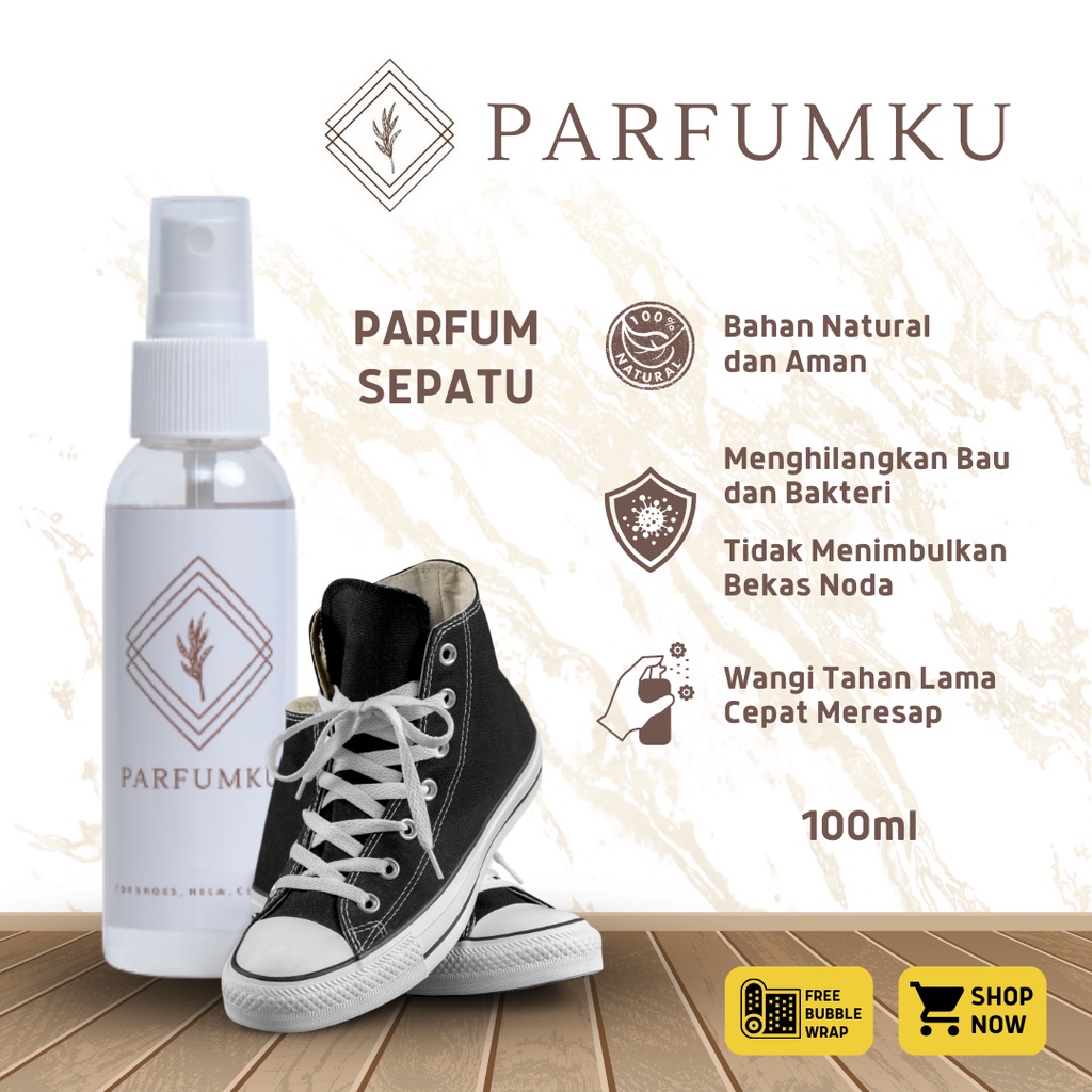 Jual Parfum Sepatu Parfumku Perfume Anti Bakteri Penghilang Bau Sepatu ...