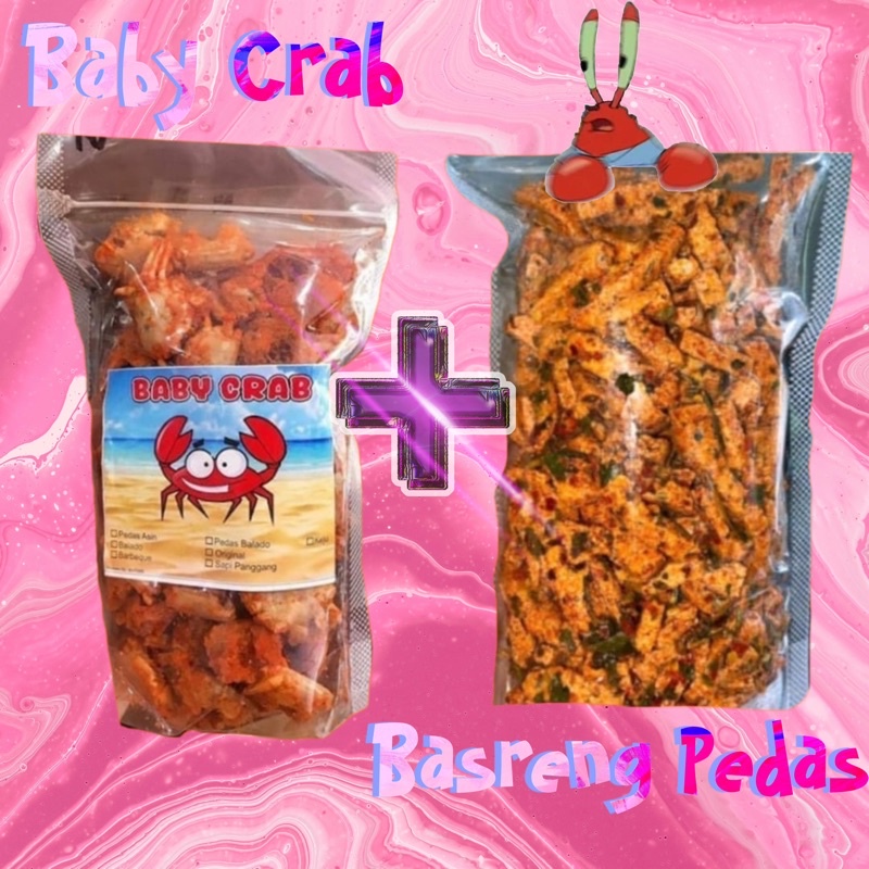 Jual Serba serbu Combo Hemat (Baby Crab + Basreng) | Shopee Indonesia