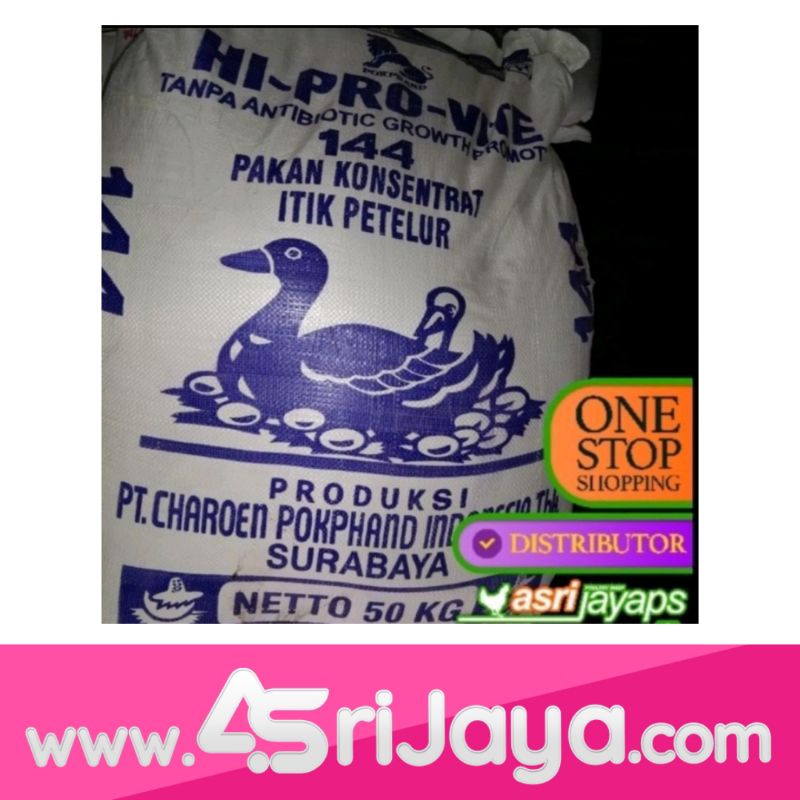 Jual Pakan Bebek/Itik Petelur/konsentrat Hi-Pro-Vite 144 Pokphand 500 ...
