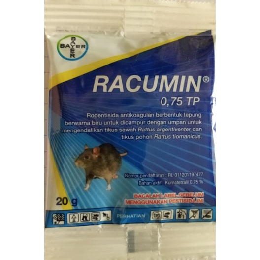 Jual RACUN TIKUS RACUMIN 0,75 TP 20 GRAM | Shopee Indonesia