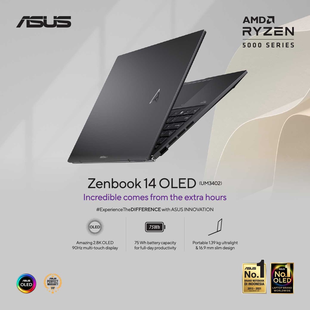 Jual Asus ZenBook 14 OLED UM3402YA-OLEDS552 | Shopee Indonesia