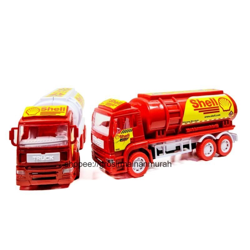 Jual PROMO Mainan Anak Truk Mobil Tangki / Truck Pertamina / Shell ...