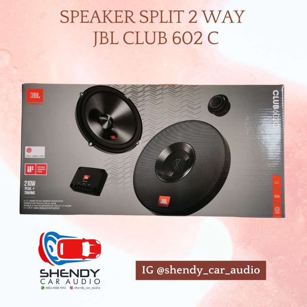Jual Speaker Split 2-Way JBL CLUB 602C 6.5 Inch Speaker pintu audio mobil | Shopee Indonesia