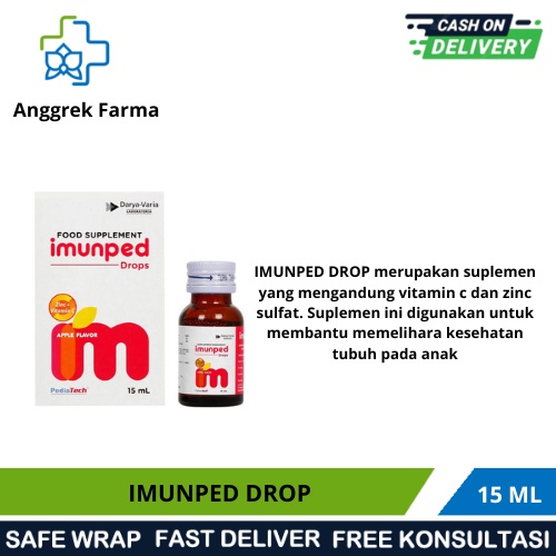 Jual IMUNPED DROP/VITAMIN DAYA TAHAN TUBUH/UNTUK MEMELIHARA KESEHATAN ...