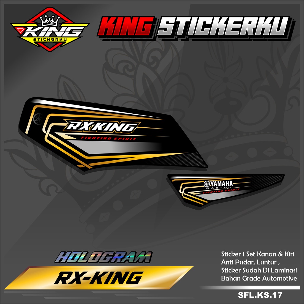 Jual Stiker RX KING - Decal Sticker Striping Standar RX KING Premium ...