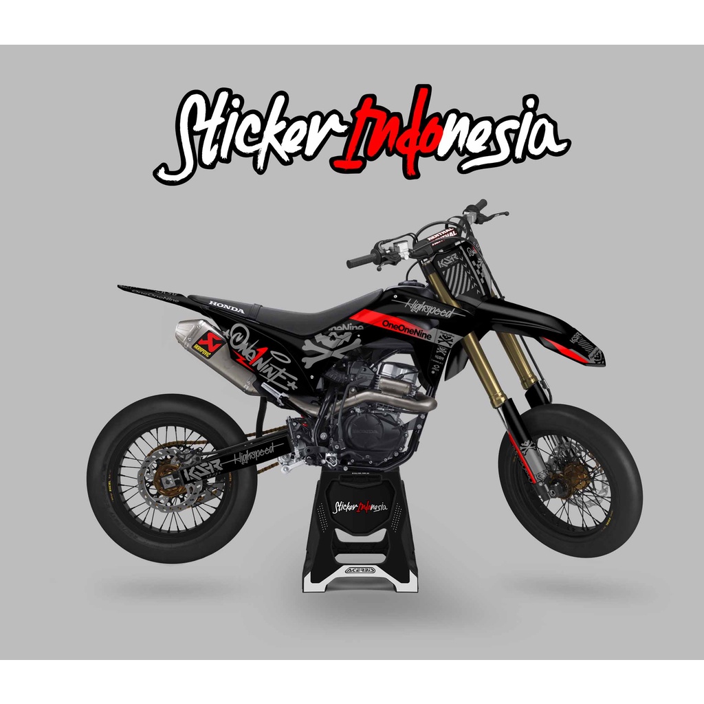 Jual STICKER DECAL CRF STRIPING FULL BODY v2 keren one one nine ...